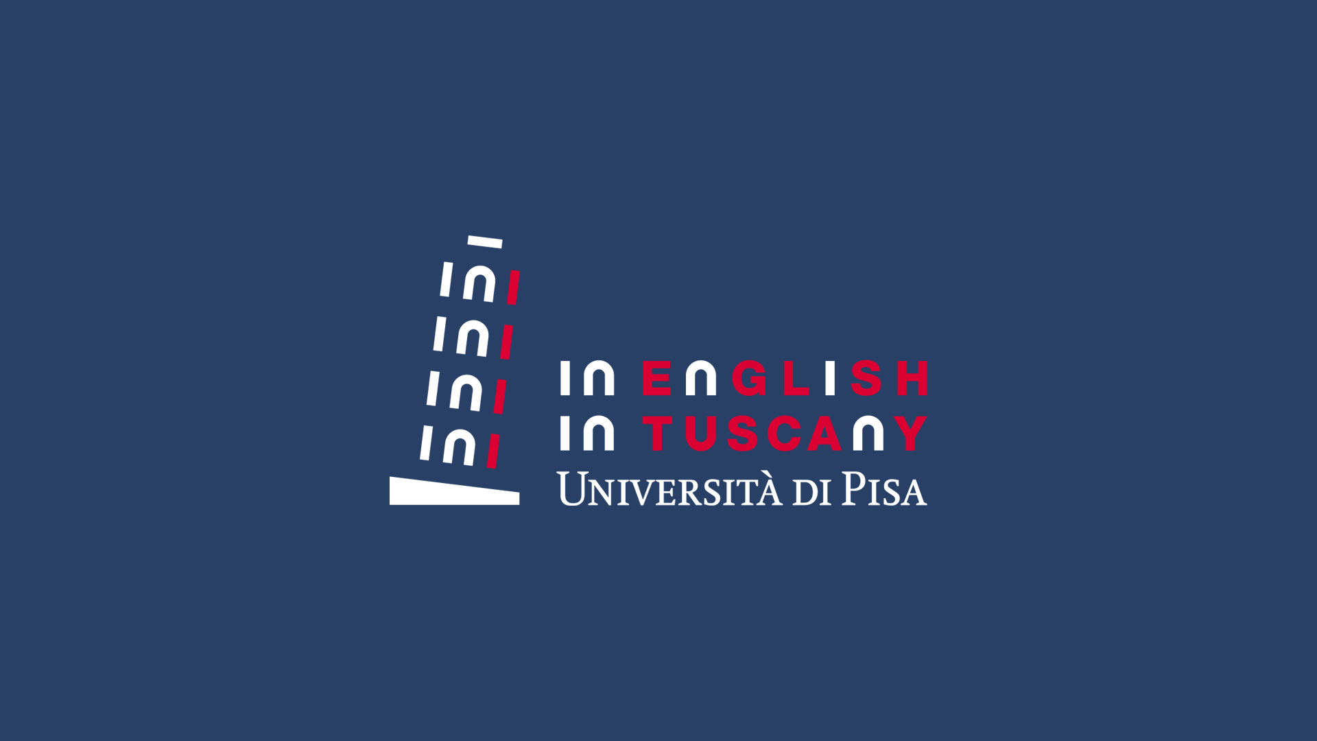 UNIPI Logo In English in Tuscany - Sara Ricciardi Grafica